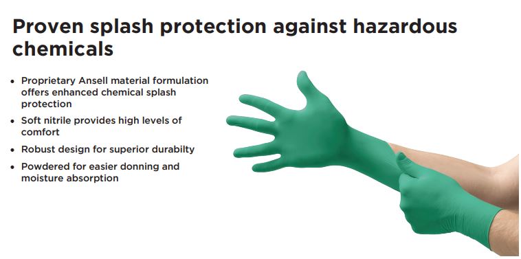 TouchNTuff Robust Chemical Resistant Nitrile Gloves-92-600M – Medicos Club