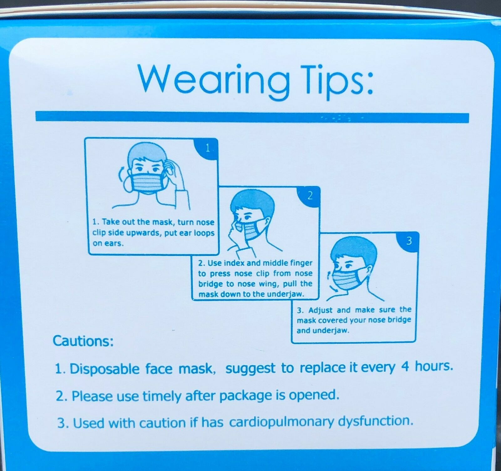 3 Layer Disposable Face Masks - Medicos Club