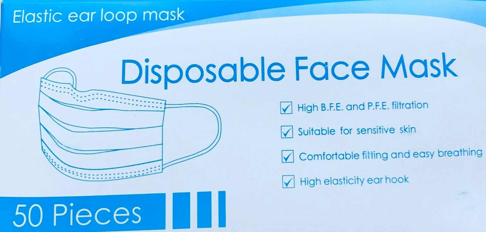 3 Layer Disposable Face Masks - Medicos Club